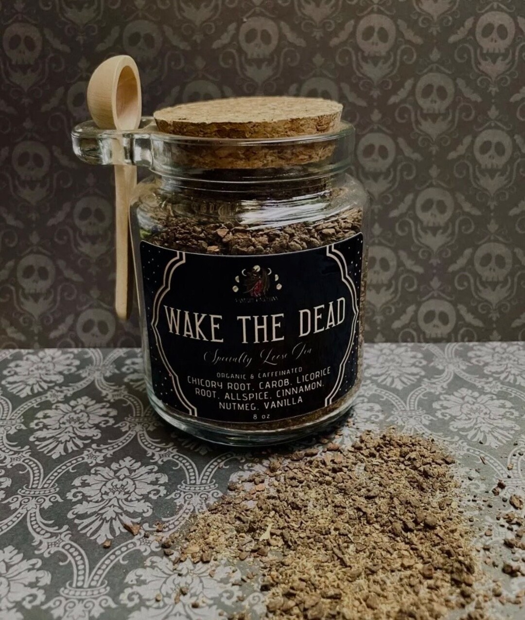 Wake the Dead Tea / Organic Loose Leaf / Baking Winter Tea / Cinnamon ...