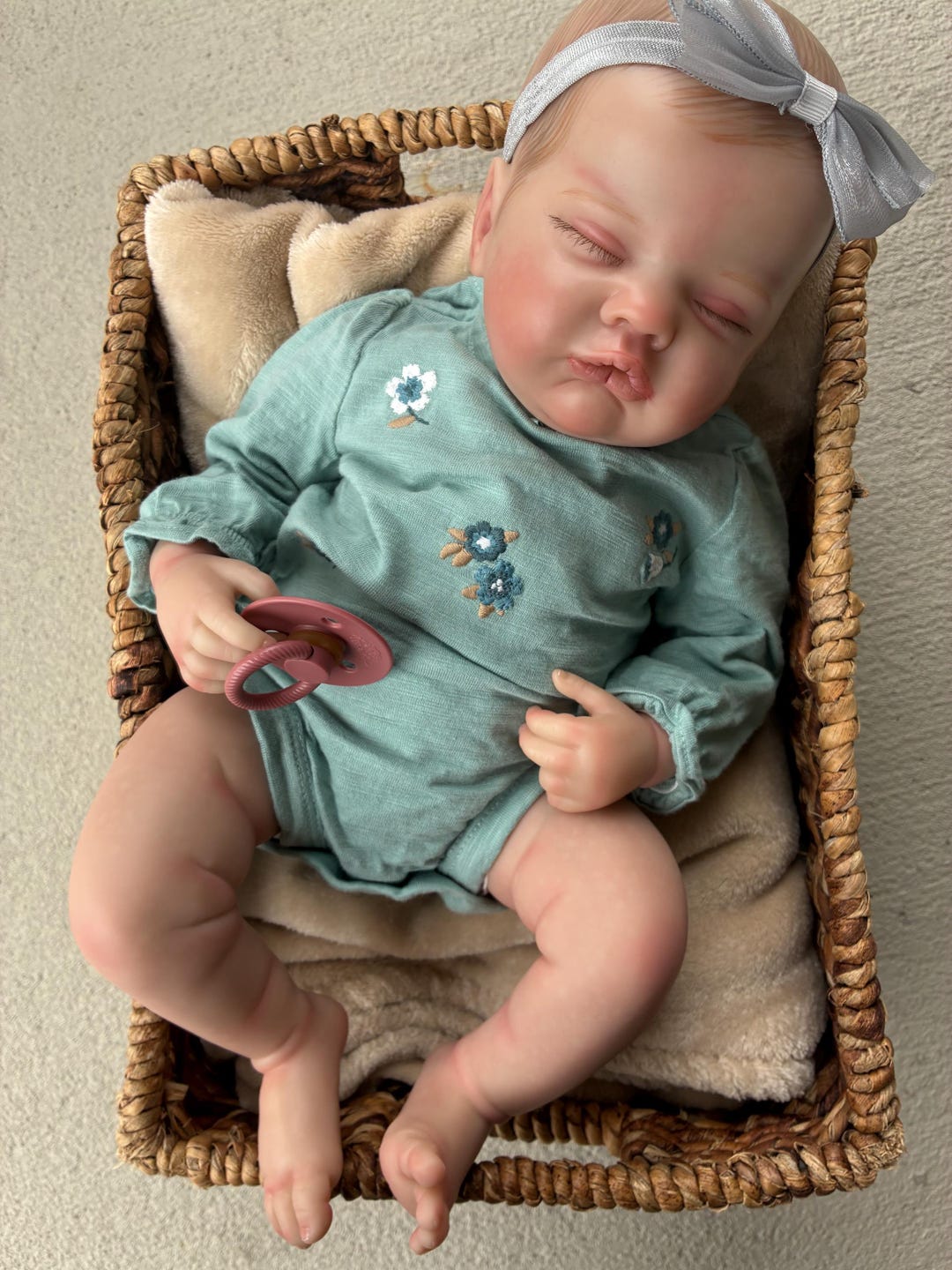 Reborn Vinyl Baby Doll Hand Painted Weighted Ready to Ship - Etsy