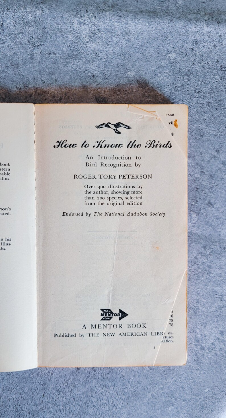 Vintage Roger Tory Peterson Bird Guides: Ornithology Book Set - Etsy