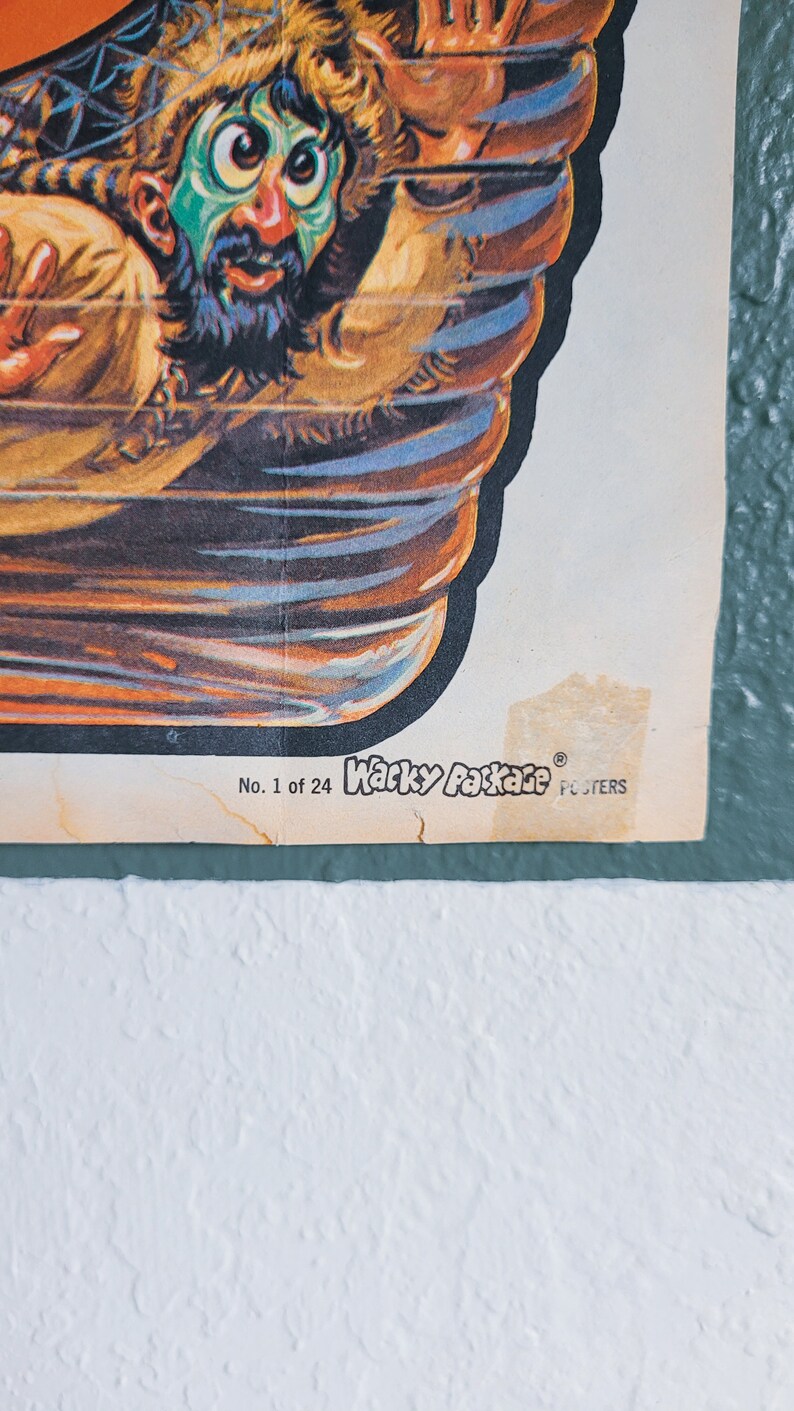 Vintage Wacky Package Poster, Log Cave in Syrup, 1974, Kitchen, Art, No ...