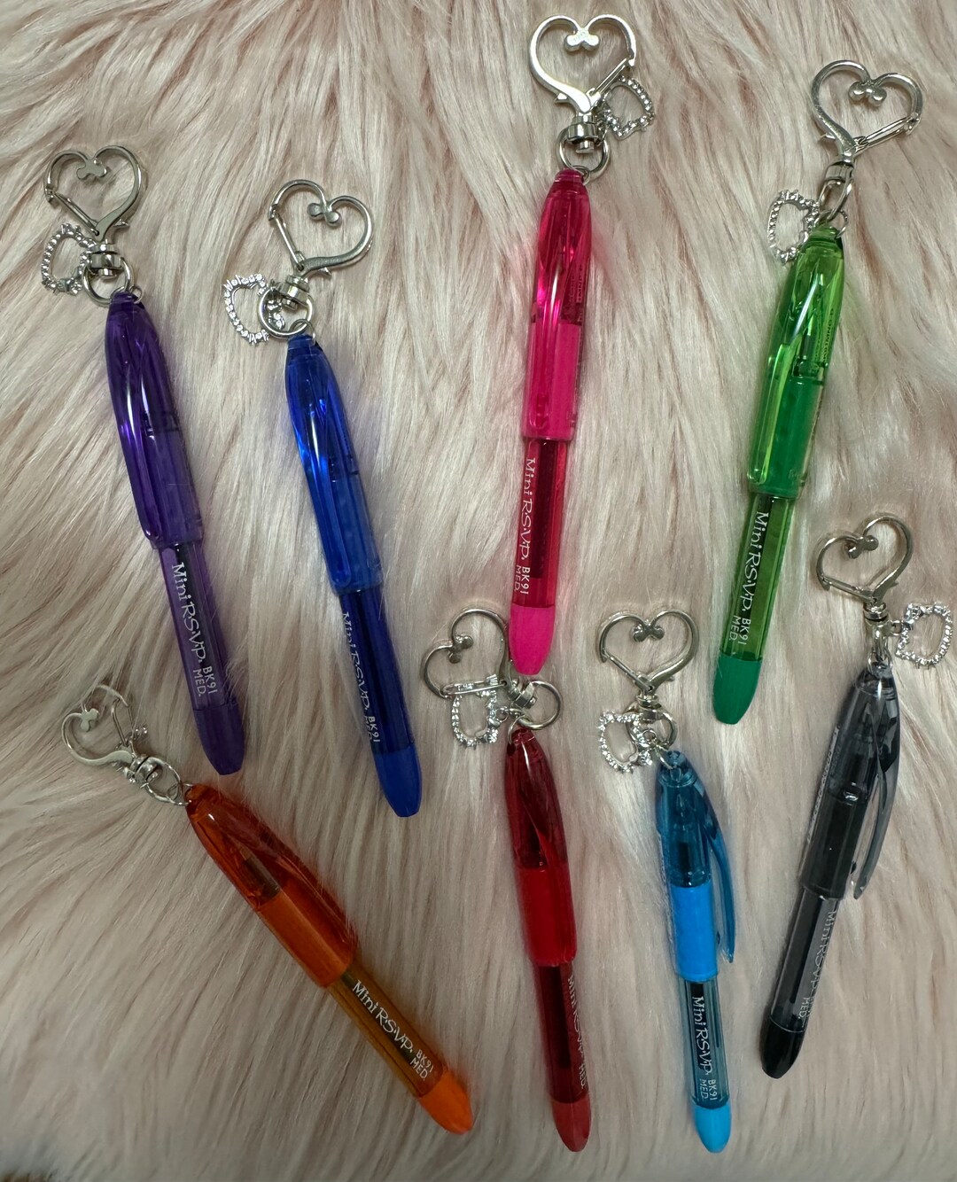 Pentel Mini RSVP Ballpoint Pen Keychain - Etsy
