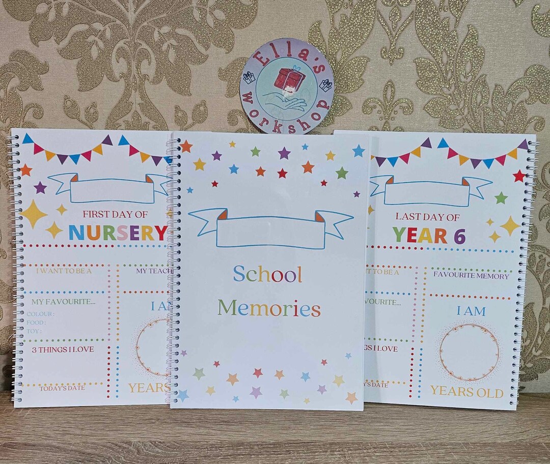 DIGITAL DOWNLOAD - School Memories Book/ PDF File/reception/ Year 1 ...