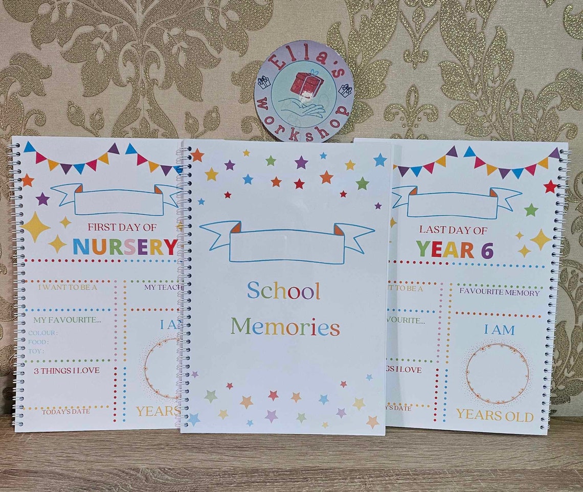 DIGITAL DOWNLOAD - School Memories Book/ PDF File/reception/ Year 1 ...