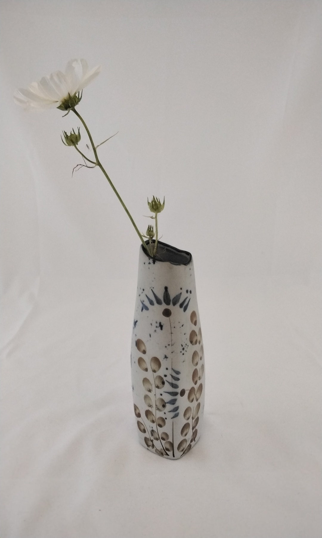 Vintage Studio Pottery Bud Vase,ceramic Bud Vase, Pottery Vase Ref Sbl ...
