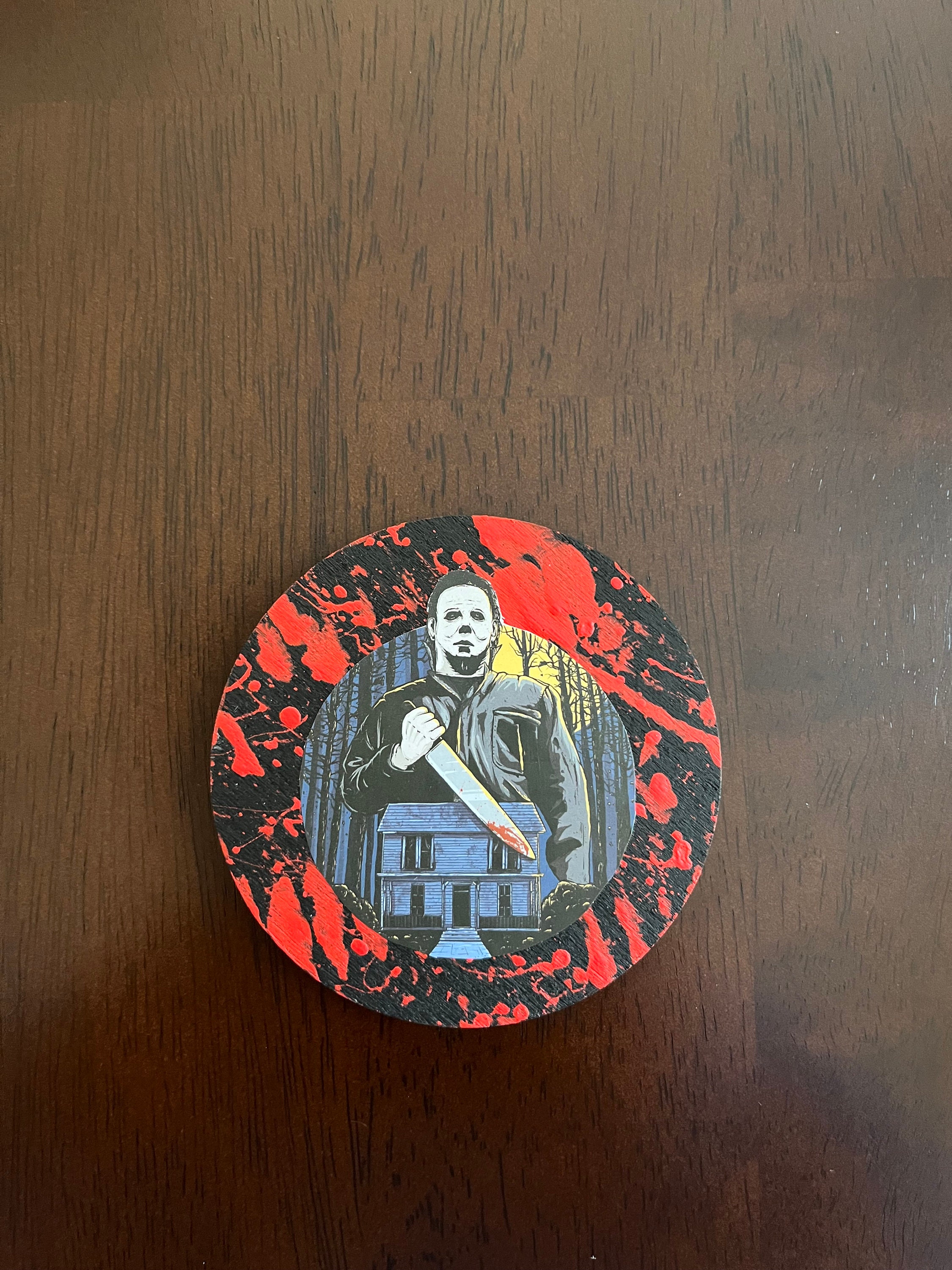 Black Blood Splatter Magnets - Etsy