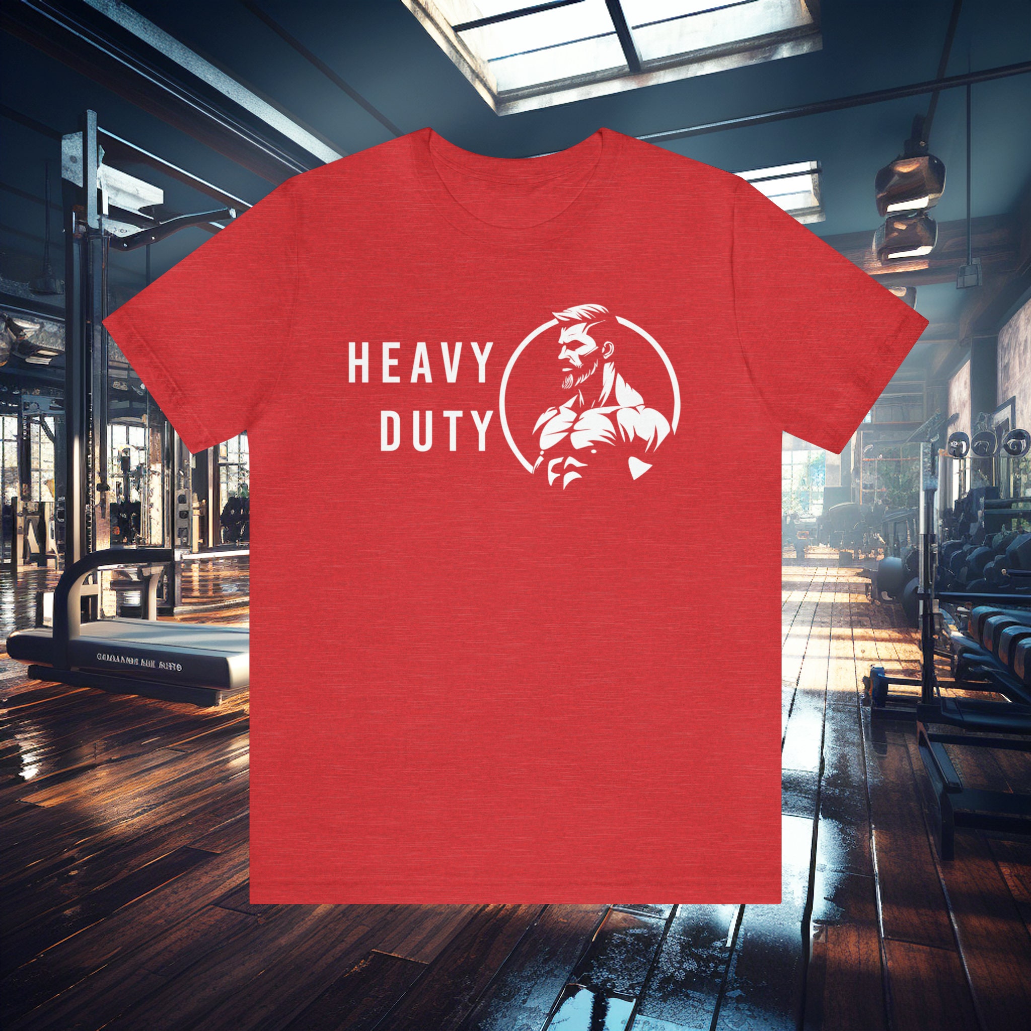 Heavy Duty Tshirt Gym Tee Gymbro Shirt Workout Tshirt Intense Worksout ...