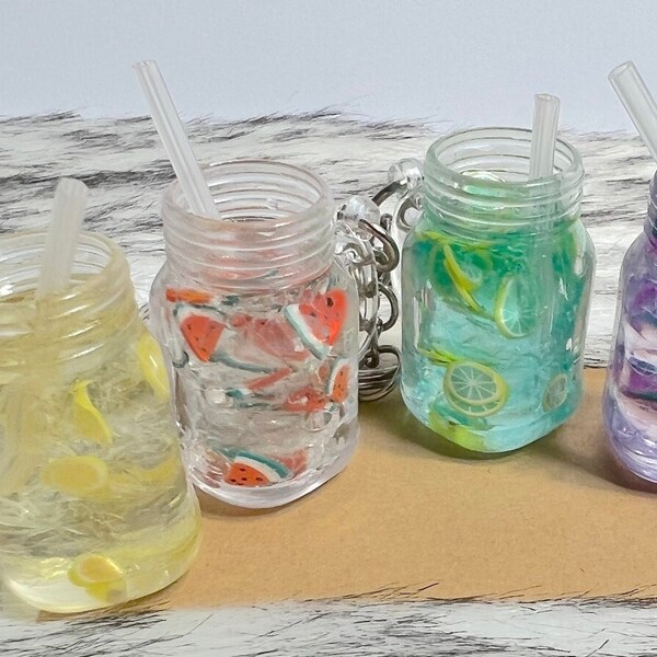 Liquid Keychain - Etsy