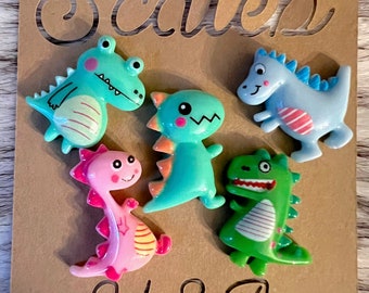 Dinosaur Magnets - Etsy