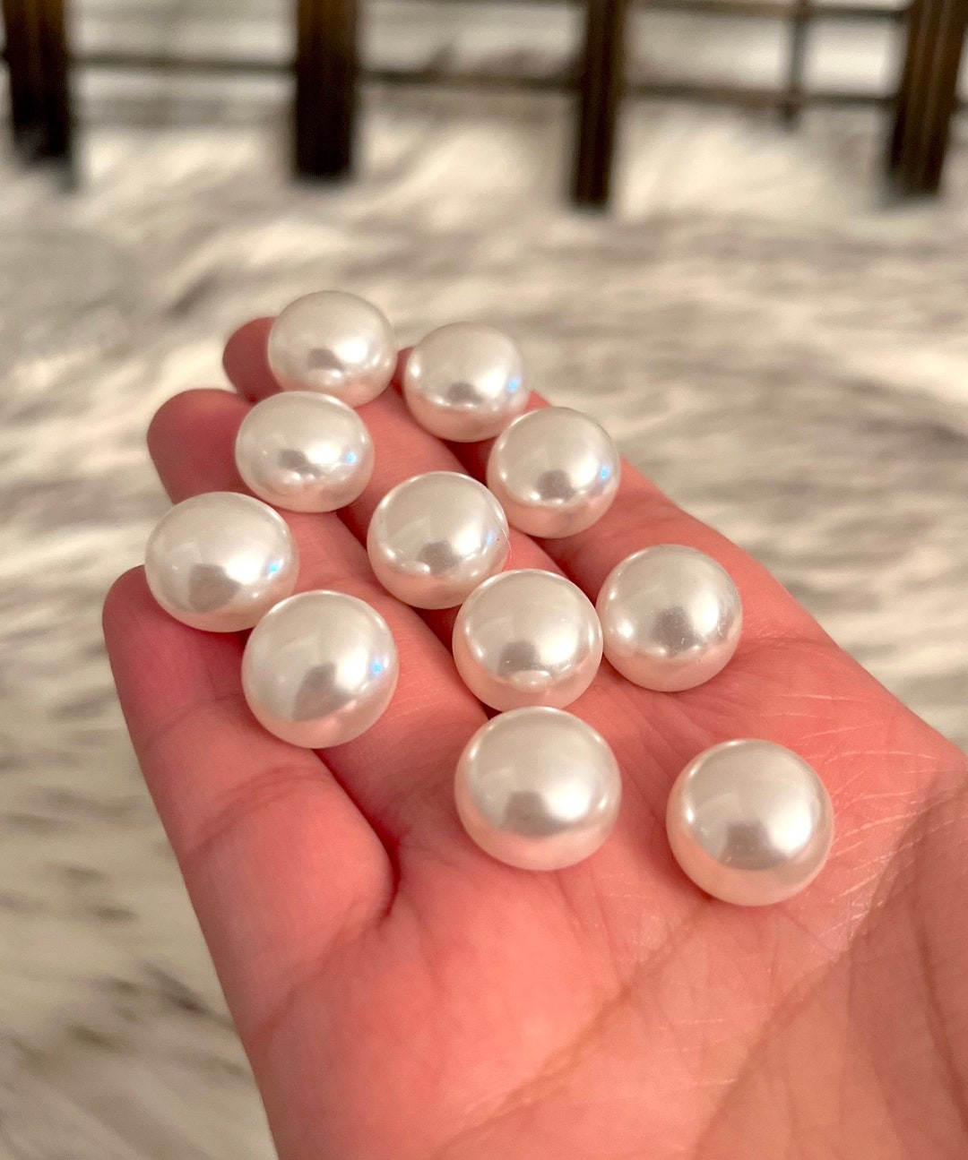 Realistic Pearl Magnet / Pushpin Real Pearl Like Jewel - Etsy