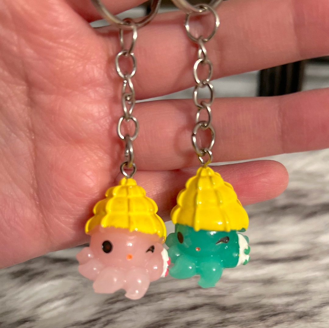 Hermit Crab Keychain Ocean / Sea Animal Key Chain - Etsy