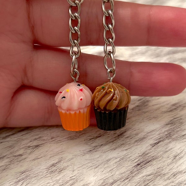 Cupcake Key Chain - Etsy