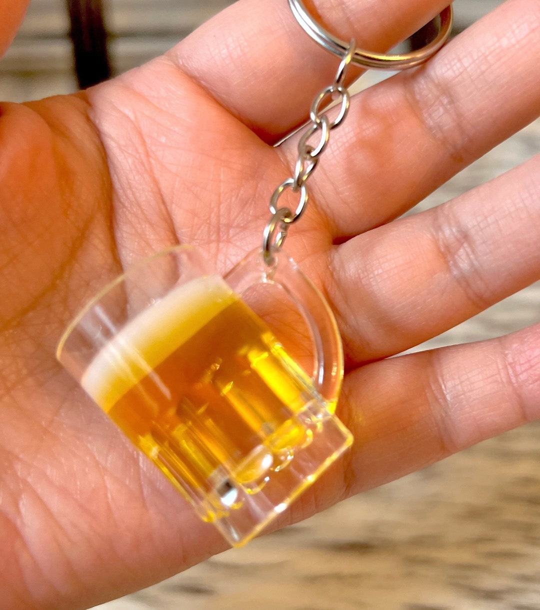 Beer Keychain Food/ Drink/ Alcoholic Beverage Realistic Key Chain - Etsy