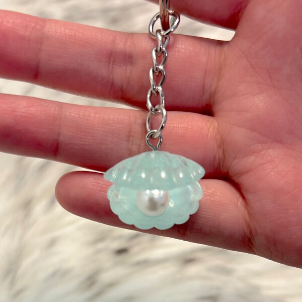 Sea Shell Keychain - Etsy