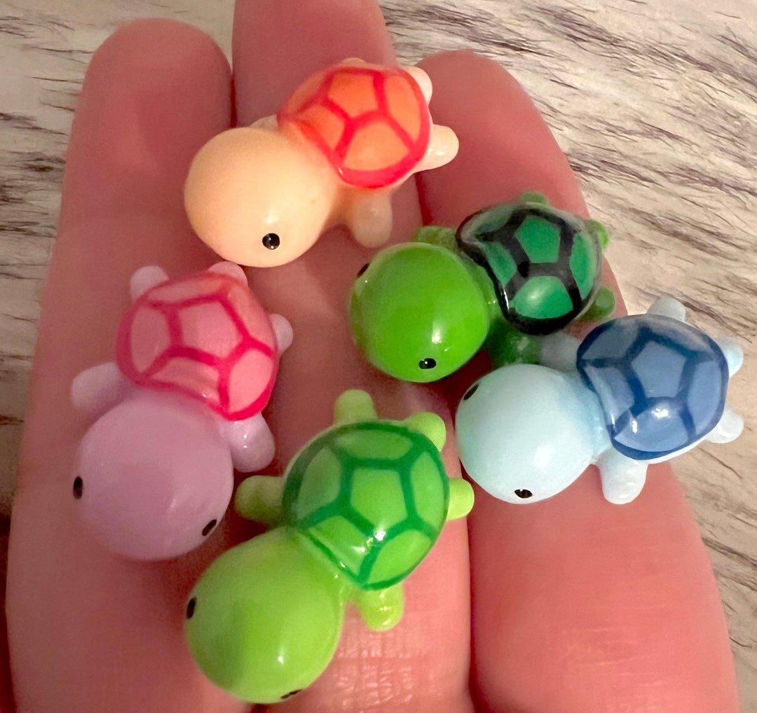 Baby Turtle Magnet Set of 5 Cute Tortoise Magnets Tiny - Etsy