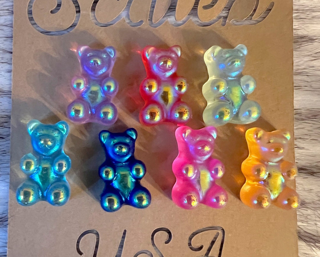 Shiny Gummy Bear Magnets 7 in 1 Set Food / Sweet / Snack / Jelly ...