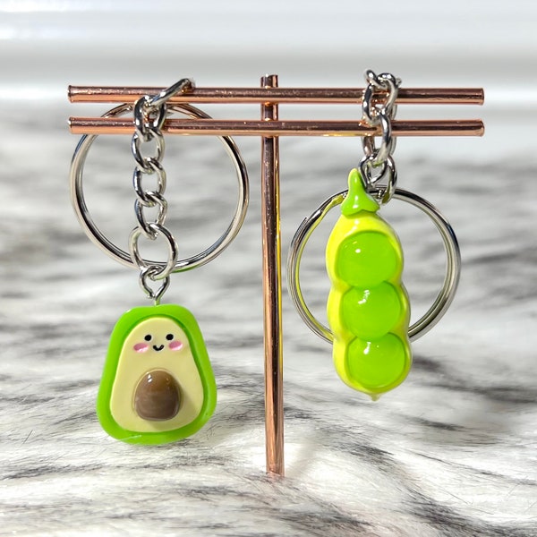 Green Bean Keychain - Etsy