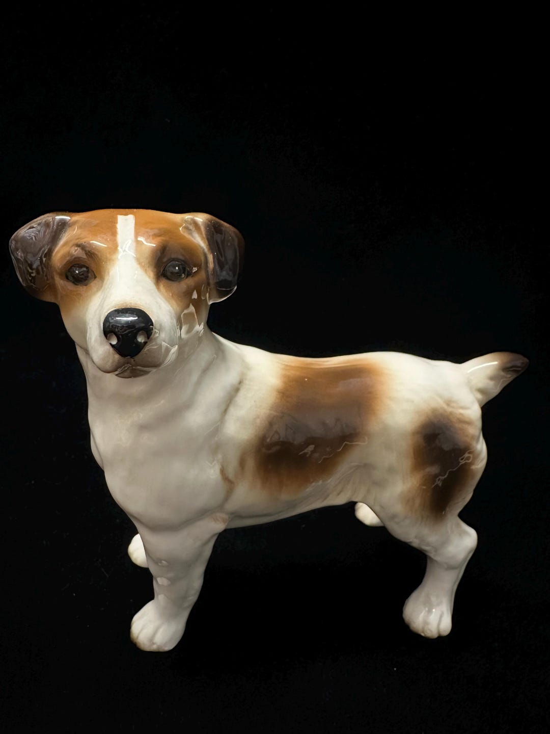 Vintage Coopercraft Jack Russell Terrier Dog Figurine Made in England ...