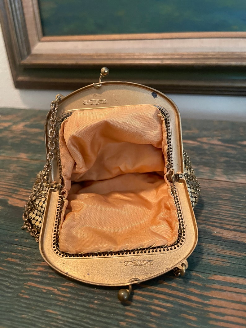 Vintage/antique 1920s Whiting and David Gold Evening Bag/purse - Etsy