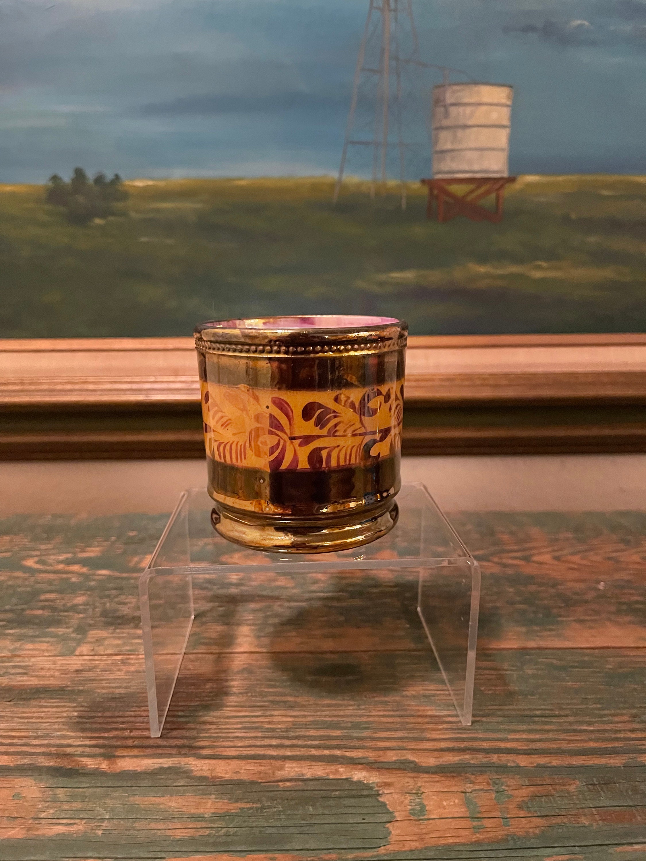 Vintage/antique Copper Lusterware/lustreware Cup Made in - Etsy