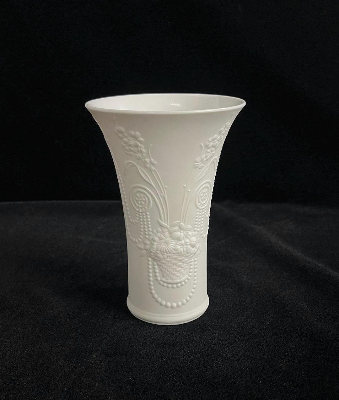 Vintage Kaiser White Bisque Vase Made in Germany - Etsy