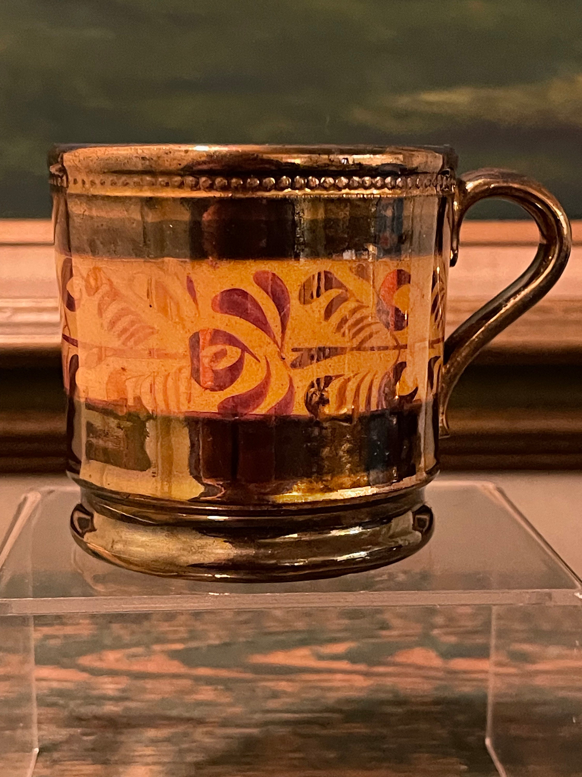 Vintage/antique Copper Lusterware/lustreware Cup Made in - Etsy