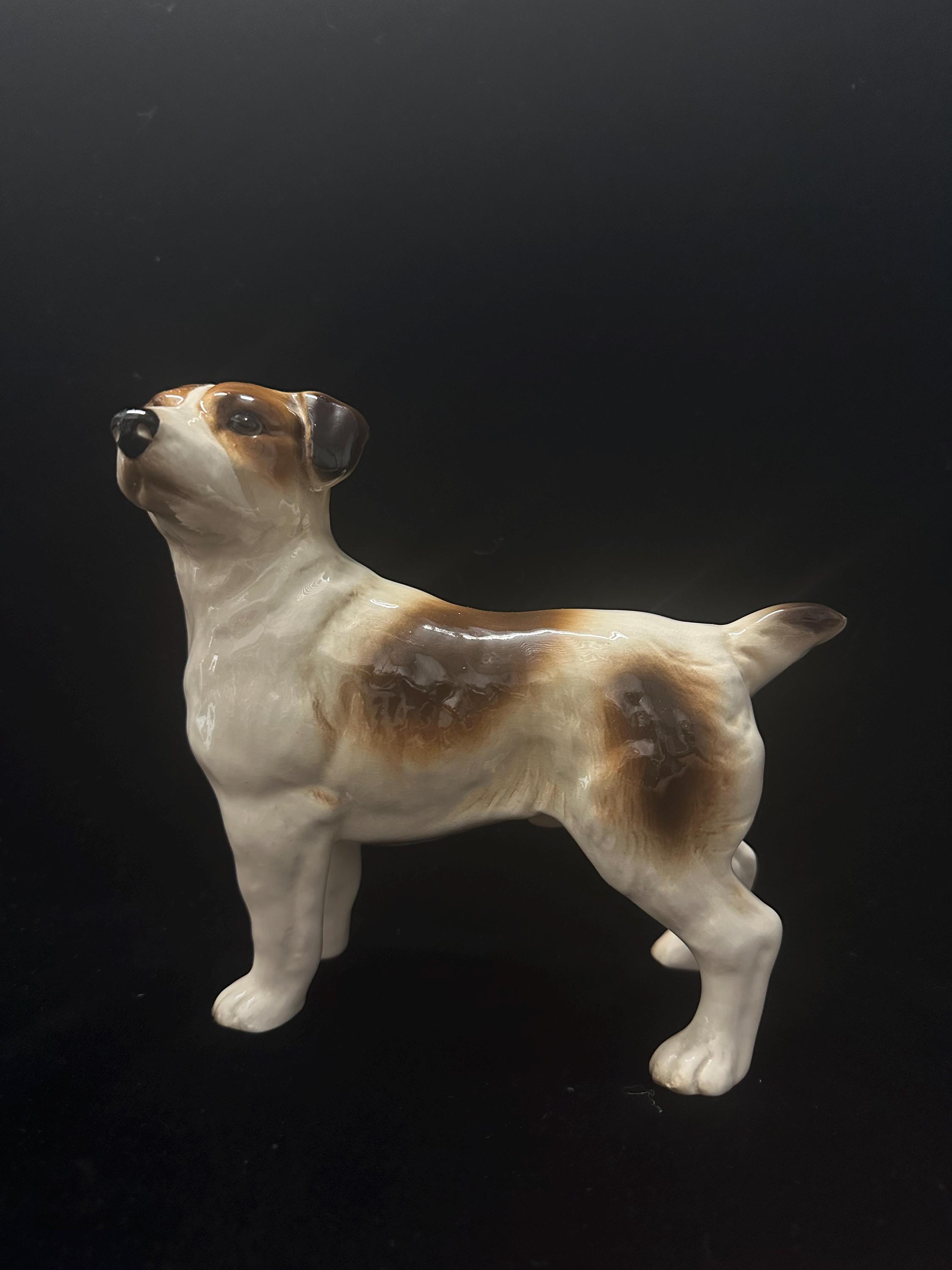 Vintage Coopercraft Jack Russell Terrier Dog Figurine Made in England ...