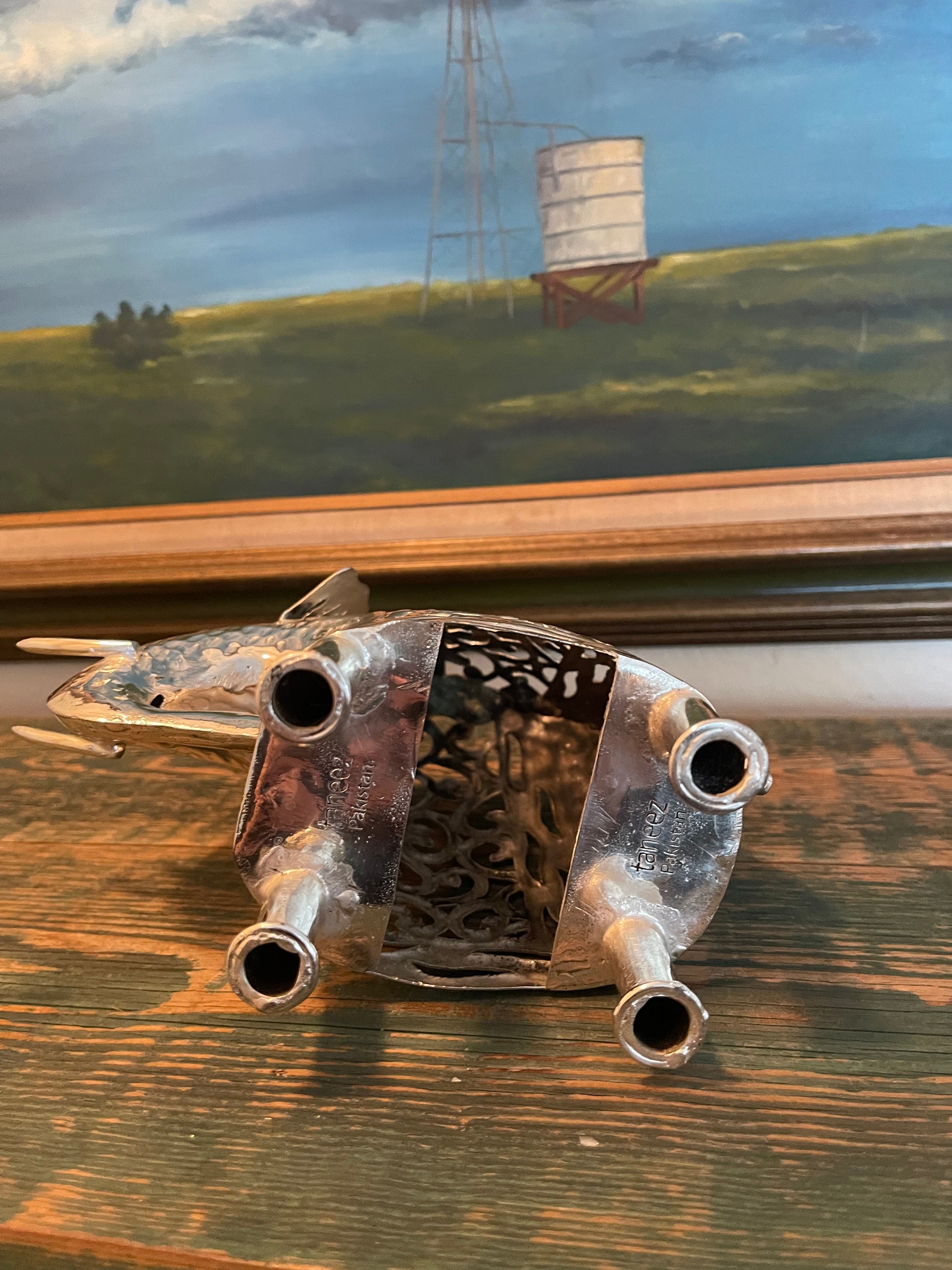 Vintage Taneez Artisan Hand Crafted Silver Plated Elephant - Etsy