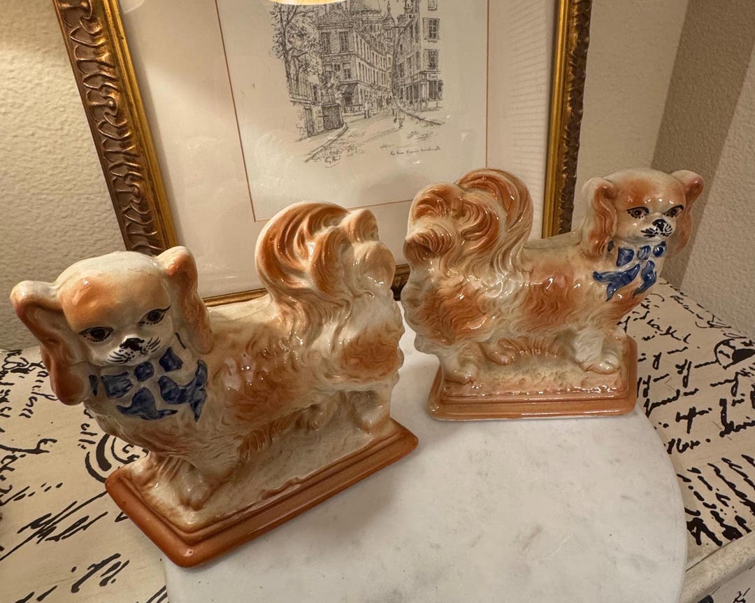 Antique Bo’ness Pottery Pekingese Dogs (1909) – Scottish Wally Dogs - Etsy