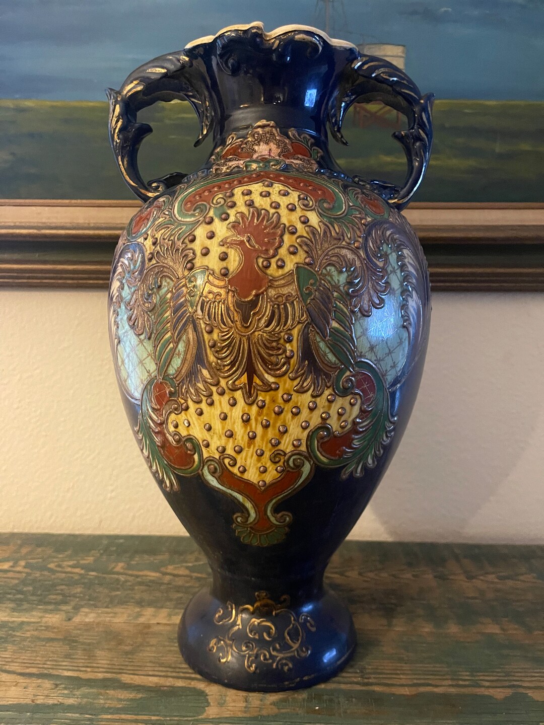 Vintage/antique Early 19th Century European Vase/pedestal Vase/urn - Etsy