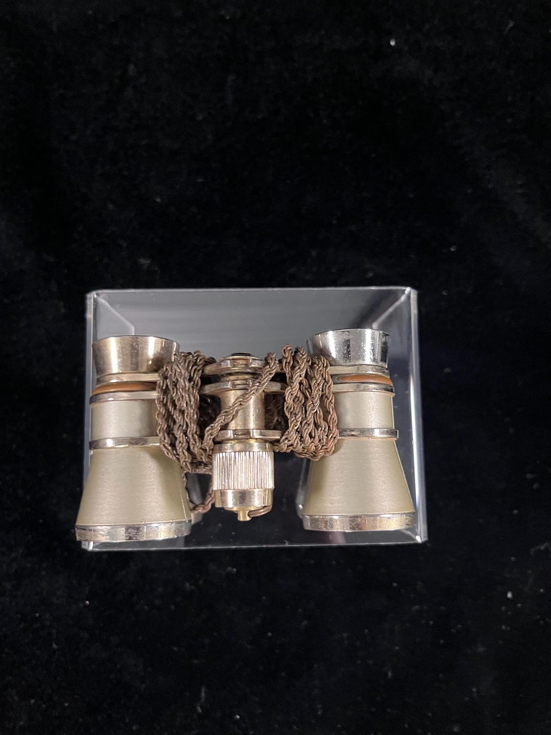 Vintage/antique Binocular Opera Glasses Gold Tone With Rope Chain - Etsy