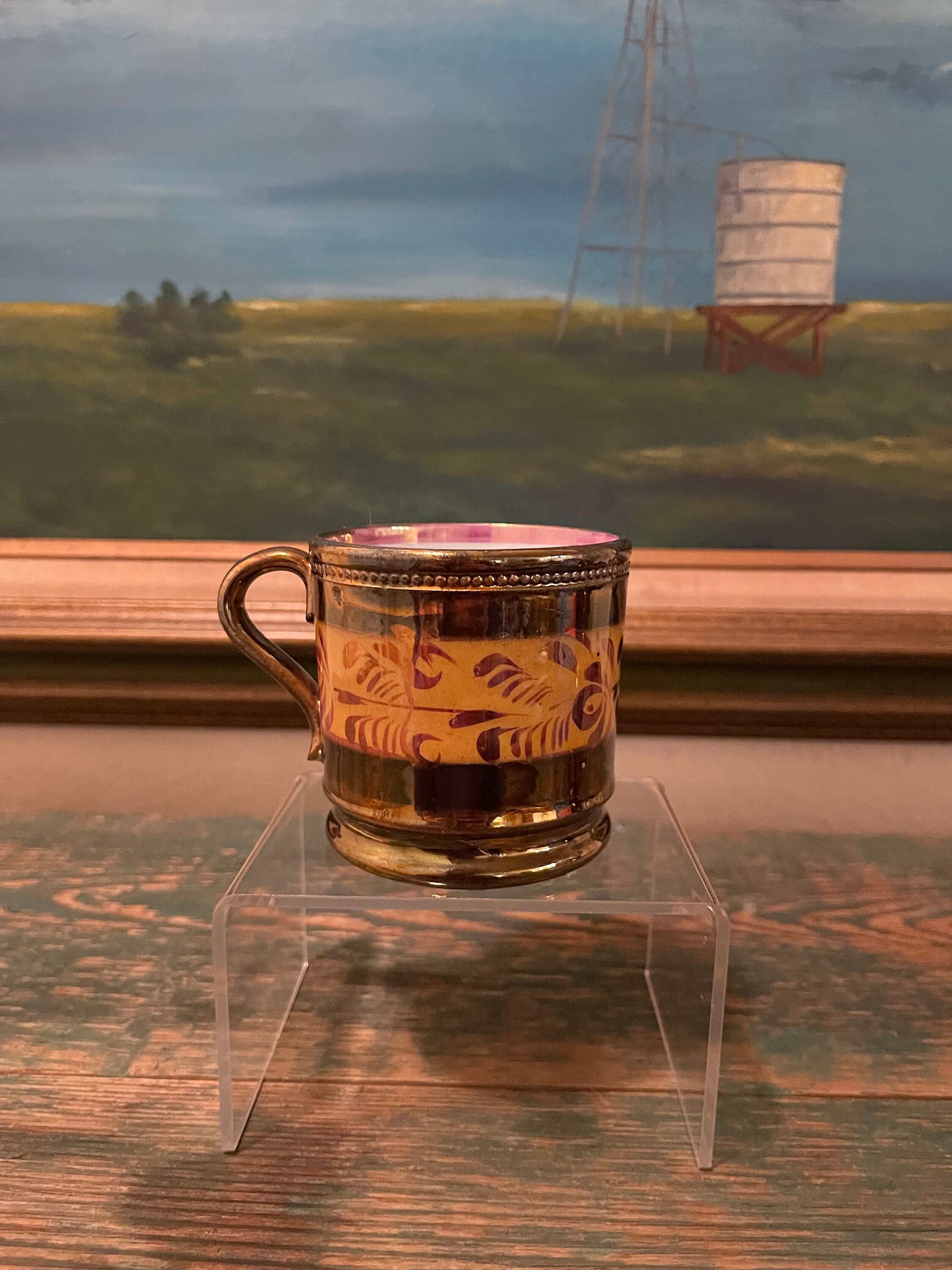 Vintage/antique Copper Lusterware/lustreware Cup Made in - Etsy