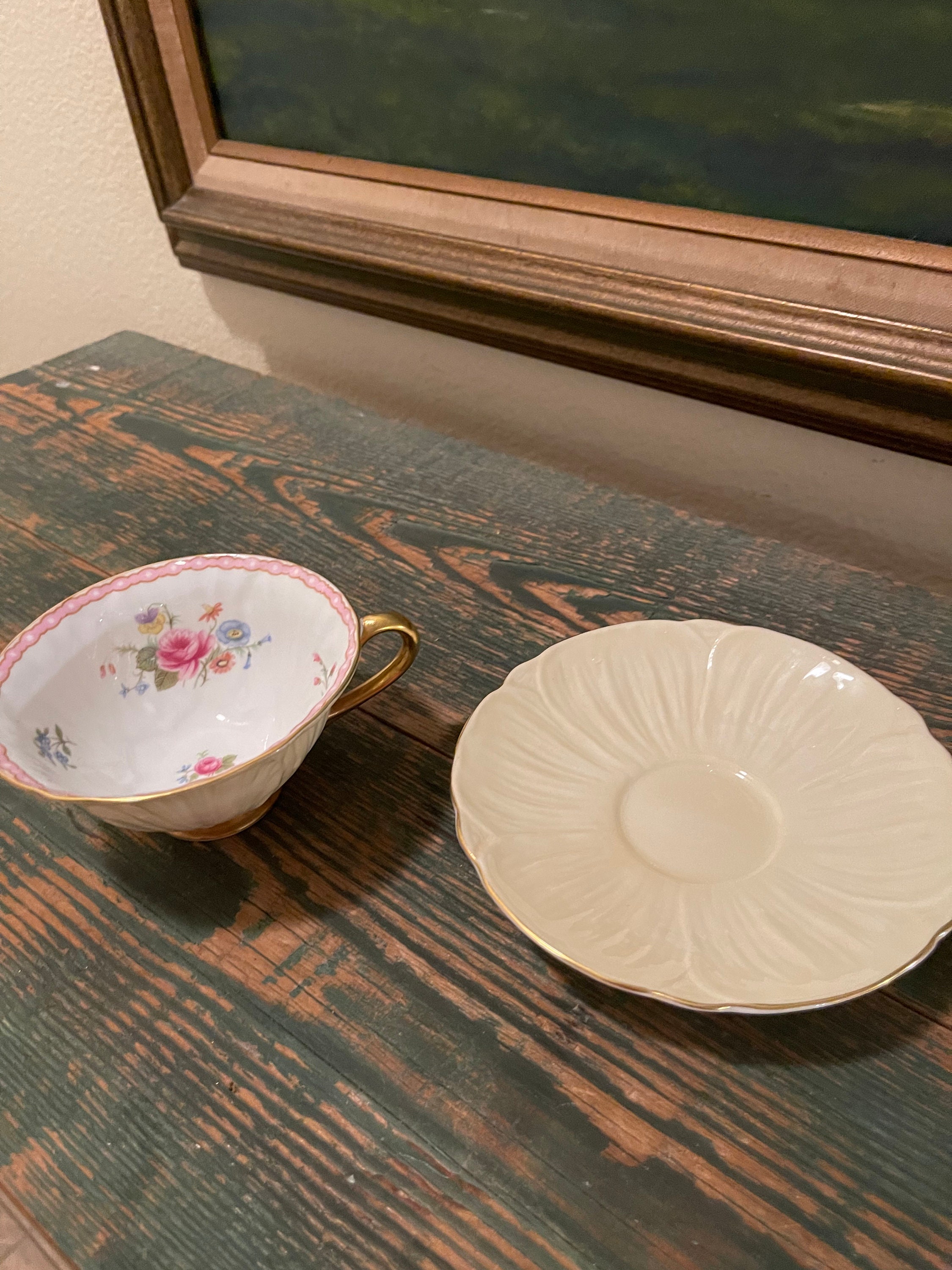 Vintage Rare Shelley Yellow /cream Oleander Cup and Saucer - Etsy