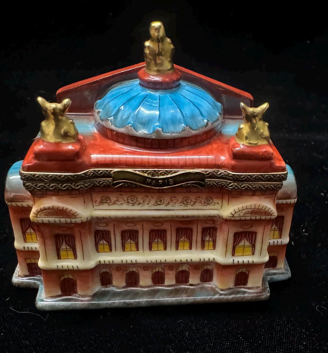 Vintage Limoges Paris Lopera Garnier Fine Porcelain Hand Painted ...