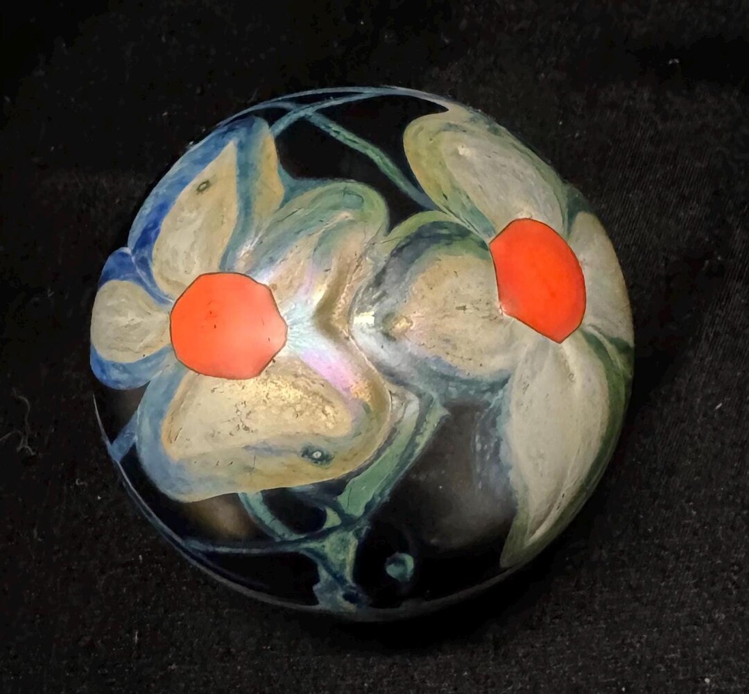 Vintage Fellerman Art Studio Paperweight 1975 Signed - Etsy