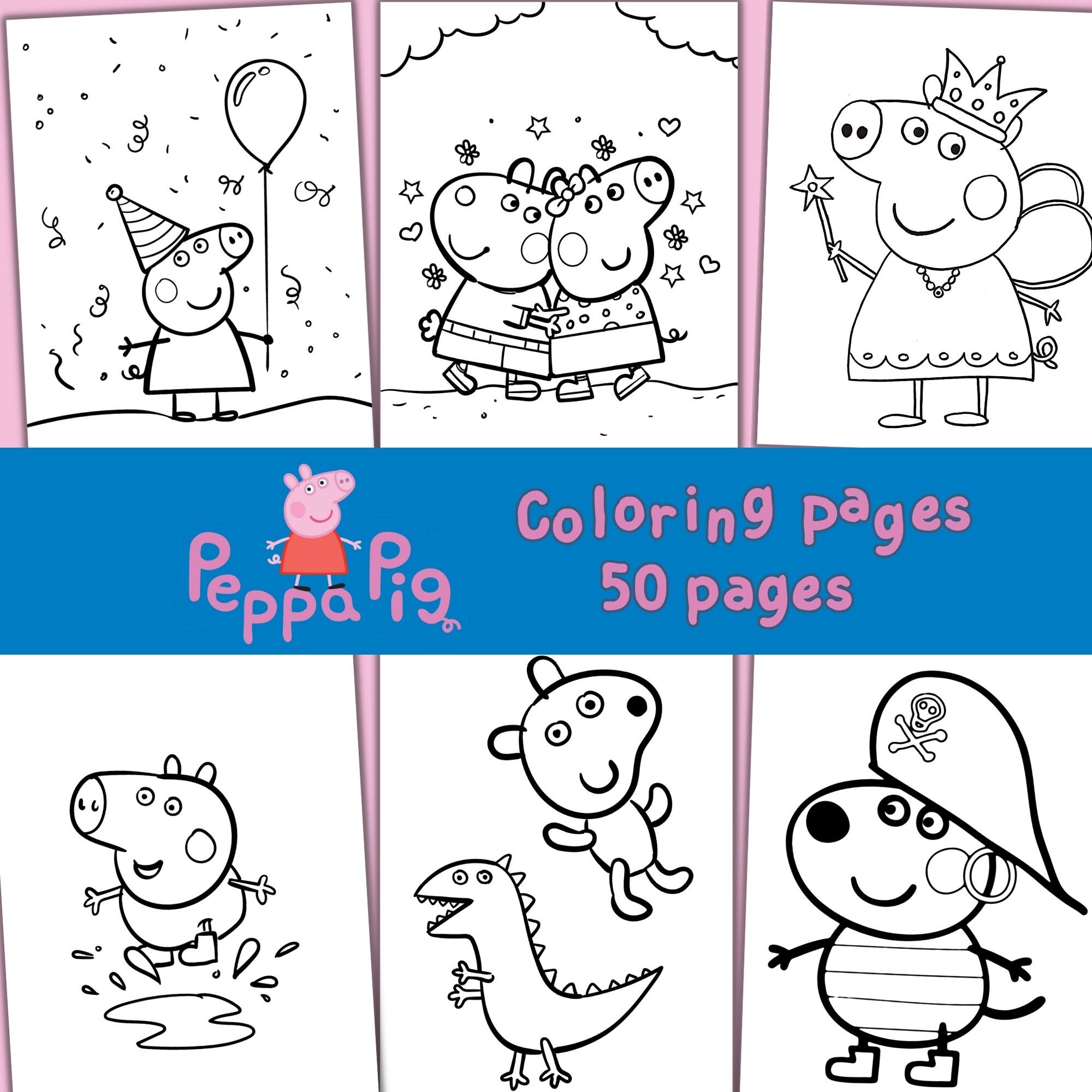 Alpha Pig Coloring Pages