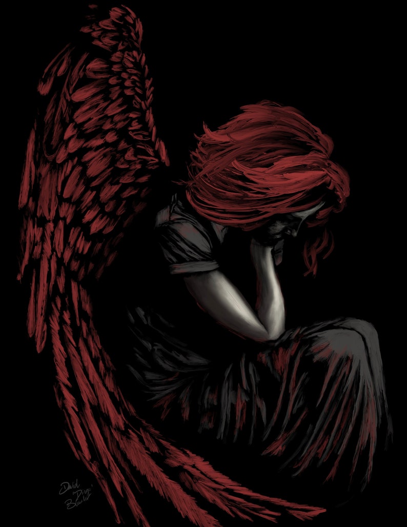 Depressed Angel 2 - Etsy