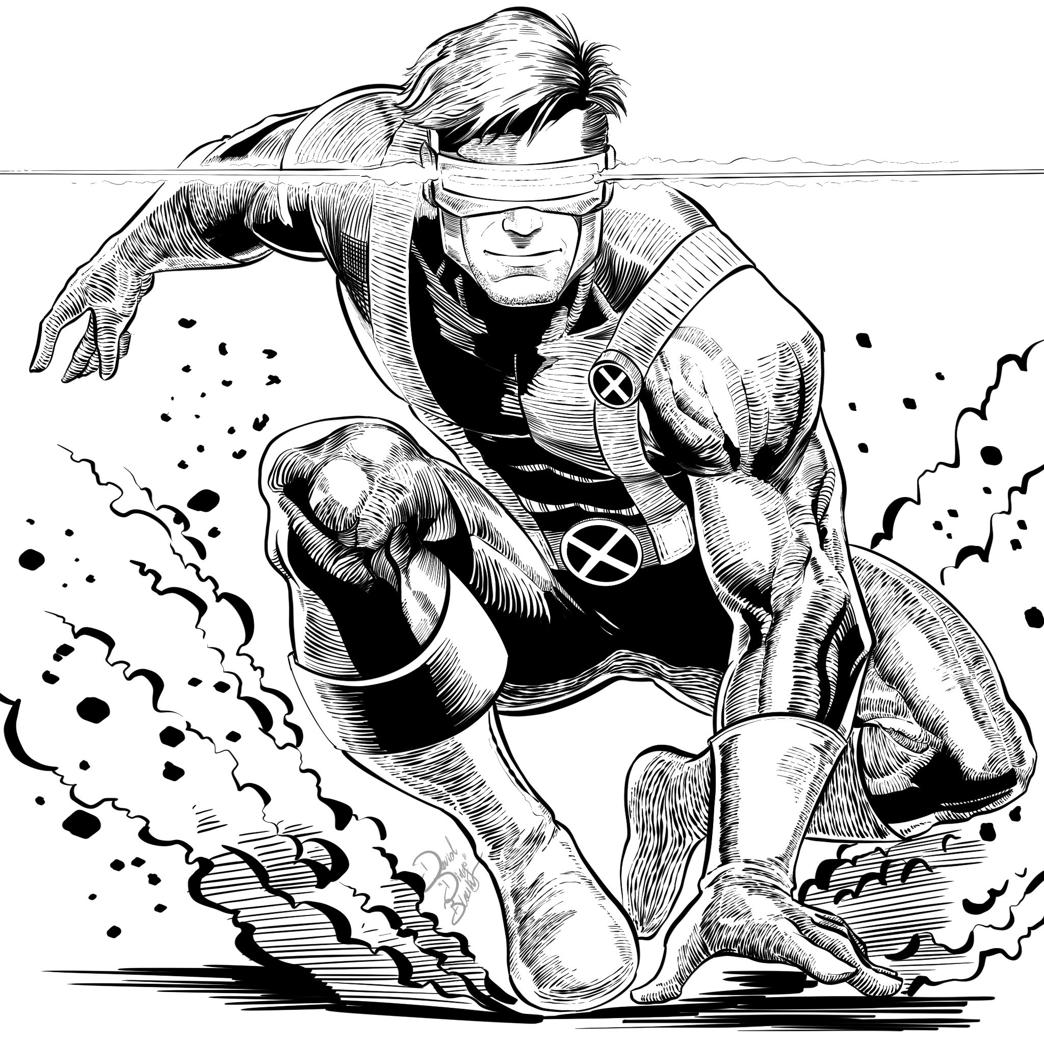 X Men Cyclops Drawings The X Men's Stalwart Leader, Cyclops, Gets Some