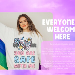 Free Sister Hugs Retro PNG, Protect Trans Kids PNG, Trans Rights Png ...