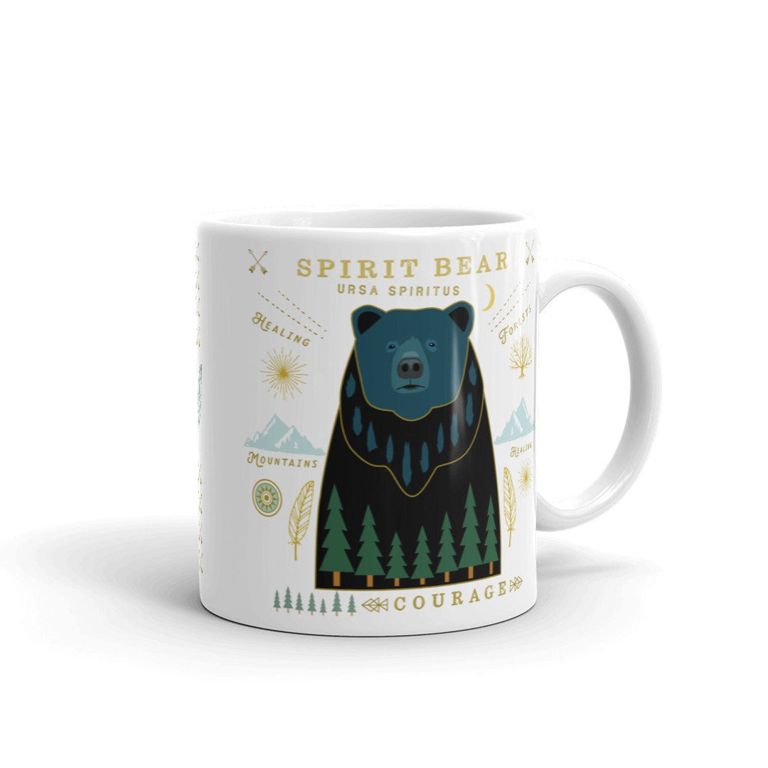 Spirit Bear Mug by Birdflower Poet - Etsy