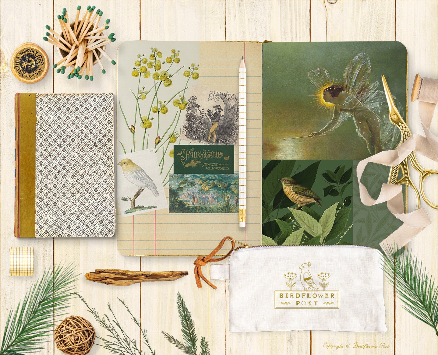 Fairy Journal Kit Printable Junk Journal Kit Fairies - Etsy