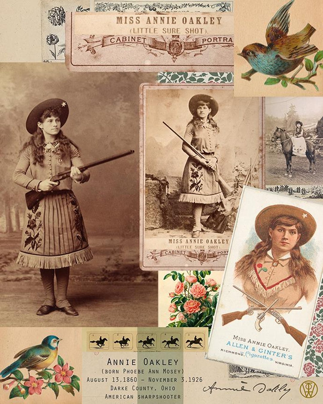 Annie Oakley Poster for Cowgirls 18 X 24 Inches - Etsy