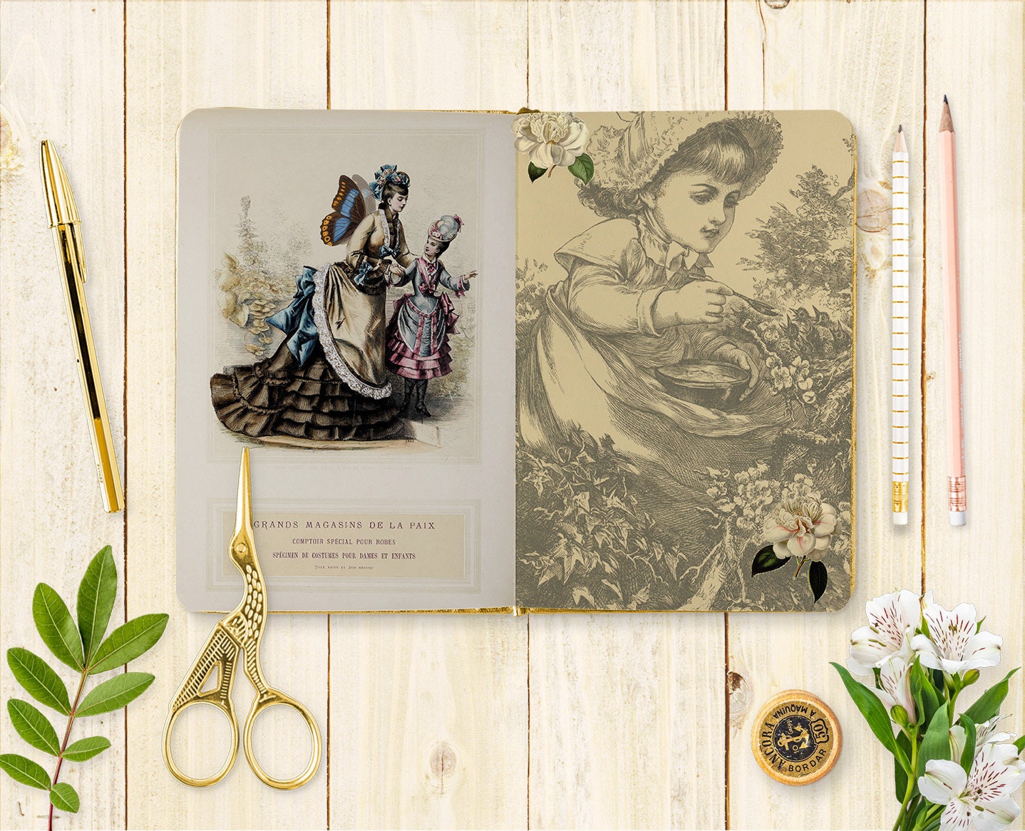 Fairy Journal Kit Printable Junk Journal Kit Fairies - Etsy