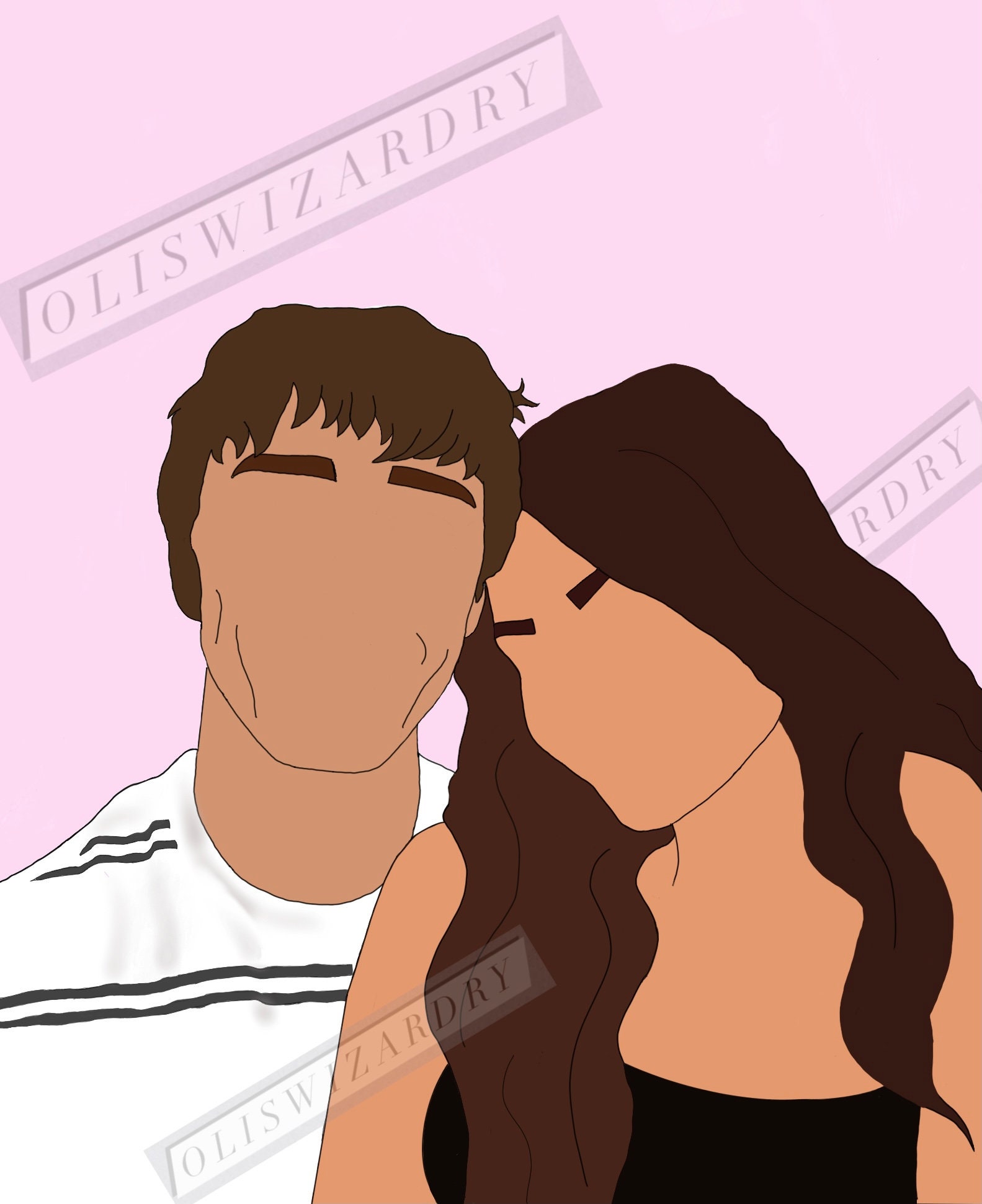 Custom Comfort Character Portrait | Etsy