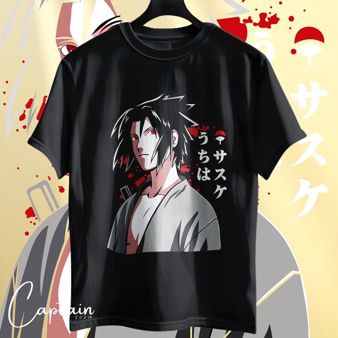 Naruto Shirt, Anime Shirt, Naruto Uzumaki Tee, Sasuke Shirt, Anime Gift ...