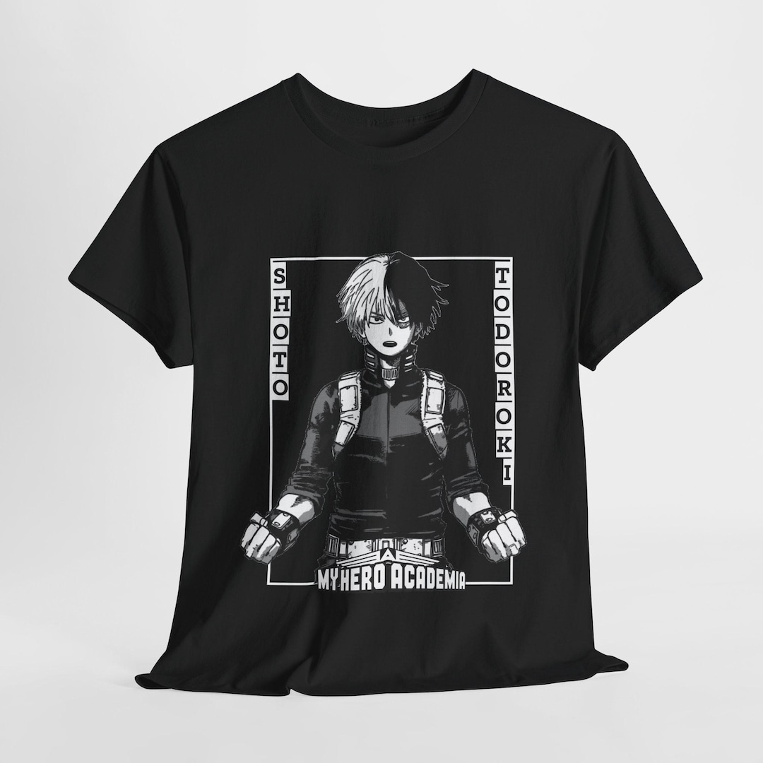My Hero Academia Shirt, Shoto Todoroki Shirt, My Hero Academia Anime ...
