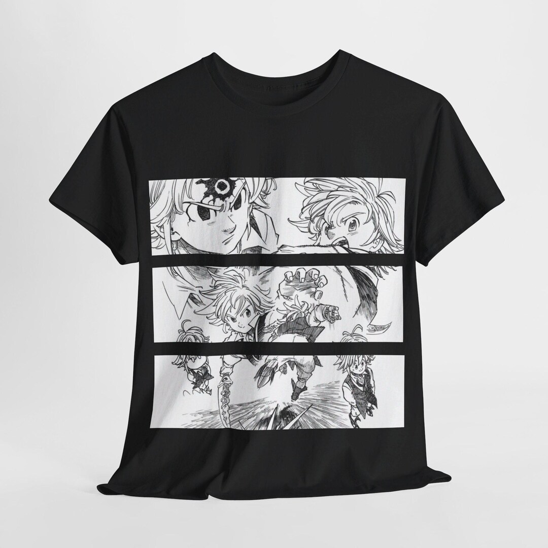 Meliodas Anime Shirt, the Seven Deadly Sins Manga Tee, Unisex Anime ...
