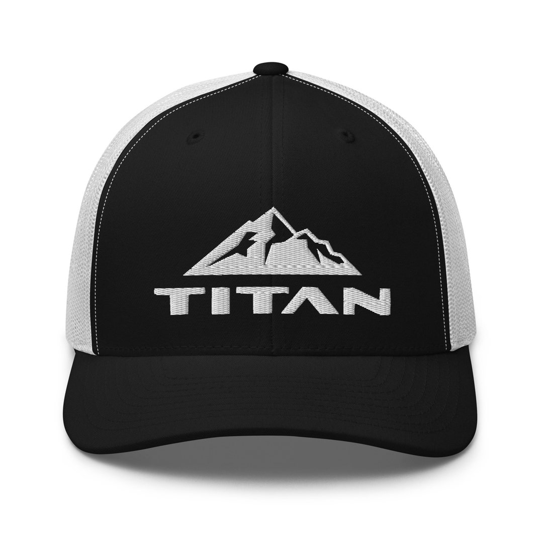 TITAN HAT - Embroidered Snapback Trucker Cap - Etsy