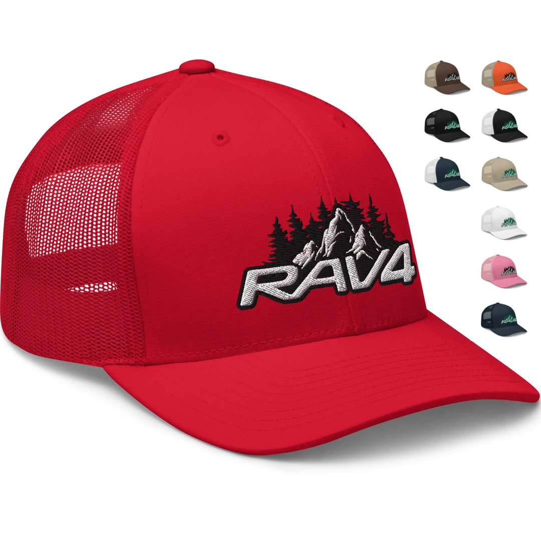 Embroidered TOYOTA RAV4 Trucker Hat / Camping 4x4 Trucker Cap - Etsy