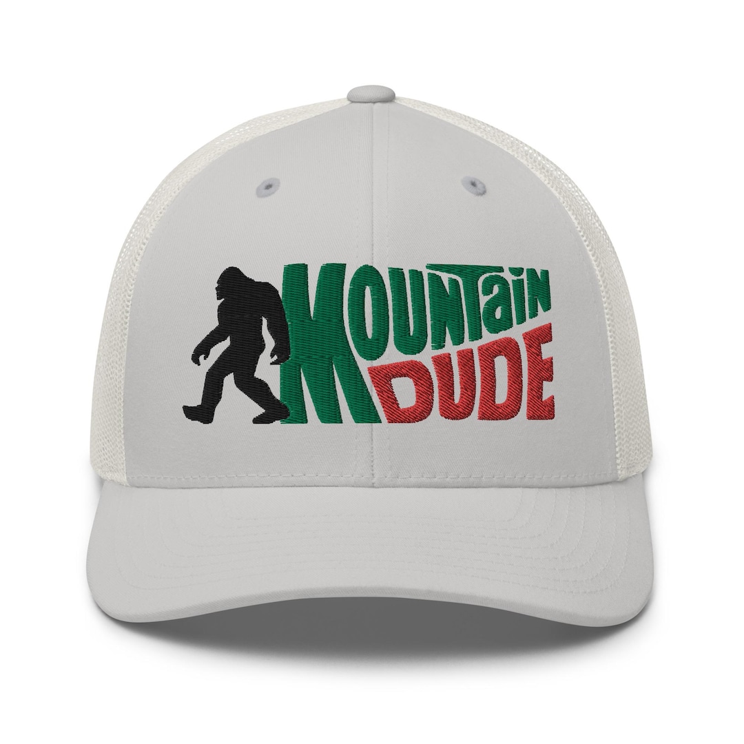Mountain Dude Trucker Cap Hat - Etsy