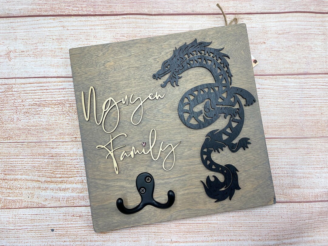 Custom 3D Key Holderchinese New Year Sign Key Holderchinese - Etsy